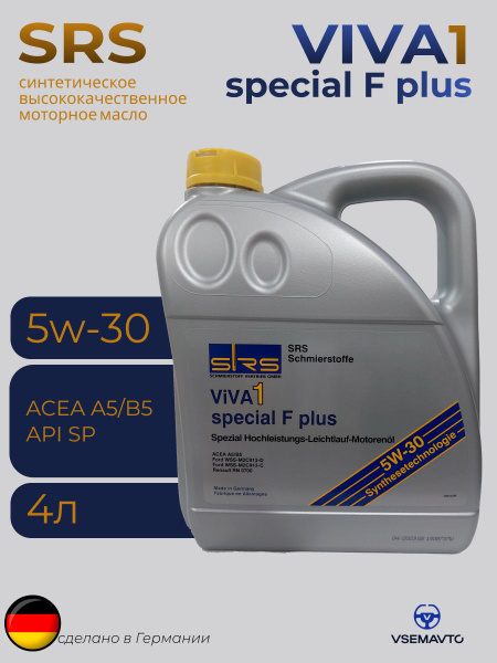 Масло моторное SRS 5W-30 Синтетическое - купить в интернет-магазине ...