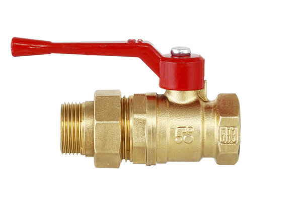 Кран шаровой с американкой БАЗ Standart 11Б27п1 ручка "рычаг" 1"-1" вн.-нар. DN25 PN40 купить на ...