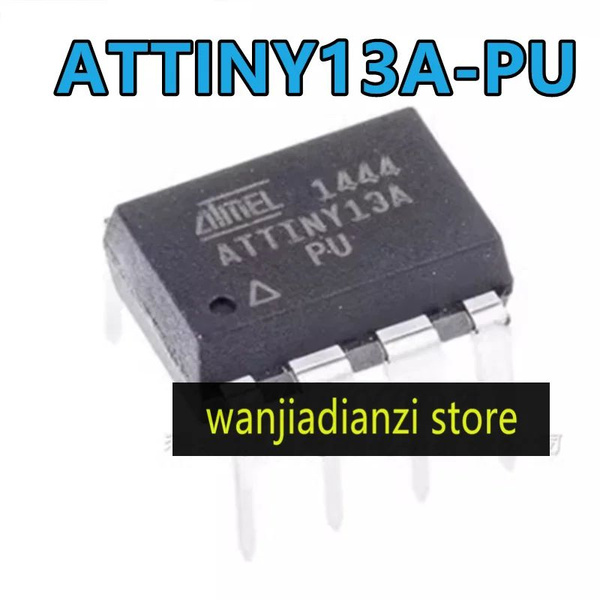 2PCS ATTINY13A-PU DIP-8 Моноплан 8 бит, чип IC - купить с доставкой по ...