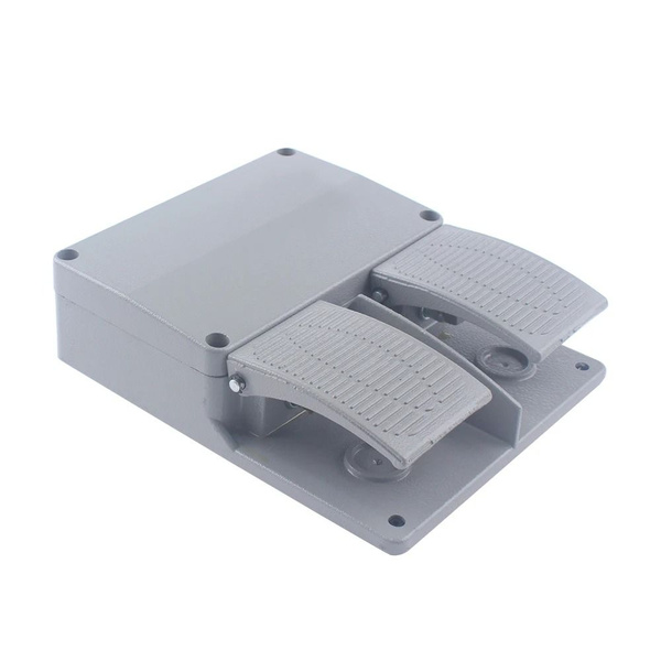 Двухпедальный / двойной ножной переключатель / педаль YDT1-16 380В 10А для станков и ЧПУ (Н ...