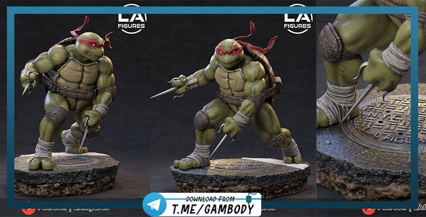 Фигурка Рафаэль Черепашки-ниндзя TMNT 16см, LA Figures купить на OZON ...