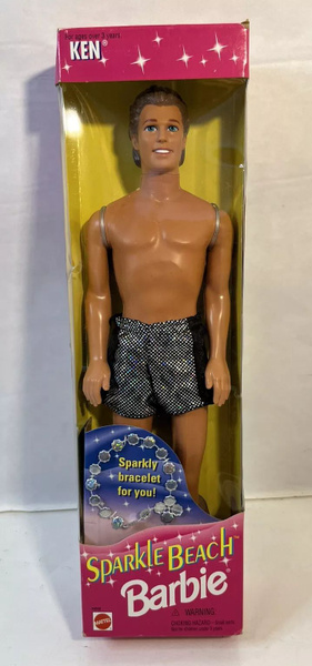Кукла Барби на пляже Кен 1995 Sparkle Beach Ken Barbie Doll 14350 ...