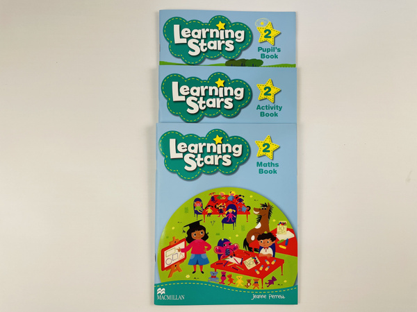 Learning Stars 2 Level 2 Student's Book + Workbook + Mathbook+ CD ...