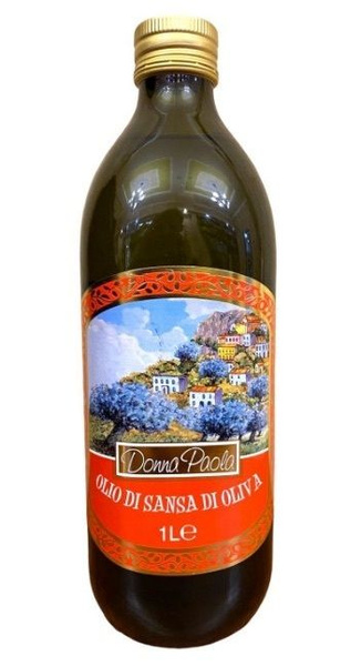Оливковое масло Donna Paola Basso Для жарки (Pomace), 1 л, Италия ...