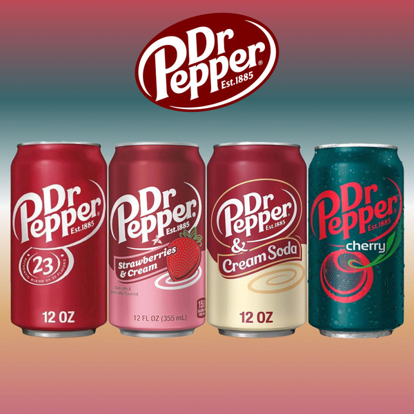 Напиток газированный Dr.Pepper 4 вкуса (Доктор Пеппер), 4 x 355 мл, Америка купить на OZON по ...