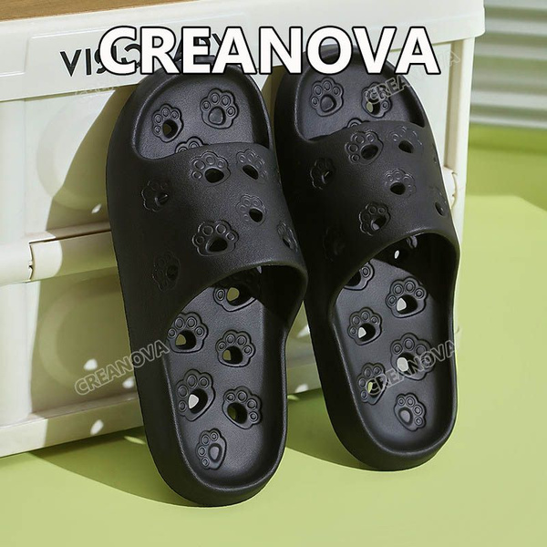 Тапочки Мужской, Женский CREANOVA, размер 38, 39 черный Китай Платформа Без застёжки На любой ...