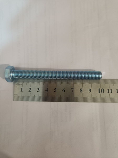 Болт M10 x 10 x 100 мм, головка: Шестигранная, 4 шт. 242 г купить на OZON по низкой цене ...