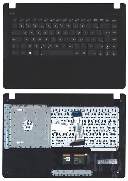 Клавиатура для Asus X450L топкейс черный купить на OZON по низкой цене ...