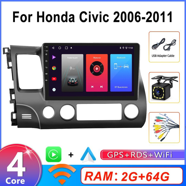 магнитола для Honda Civic VIII (4D) (2005-2012)/ 2+64Гб Android Auto ...