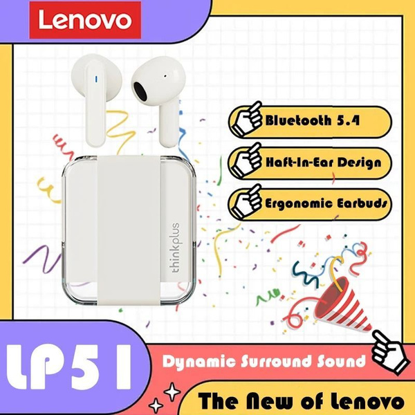 Bluetooth-гарнитура Lenovo LP51 - купить по выгодной цене в интернет-магазине OZON (1740285808)