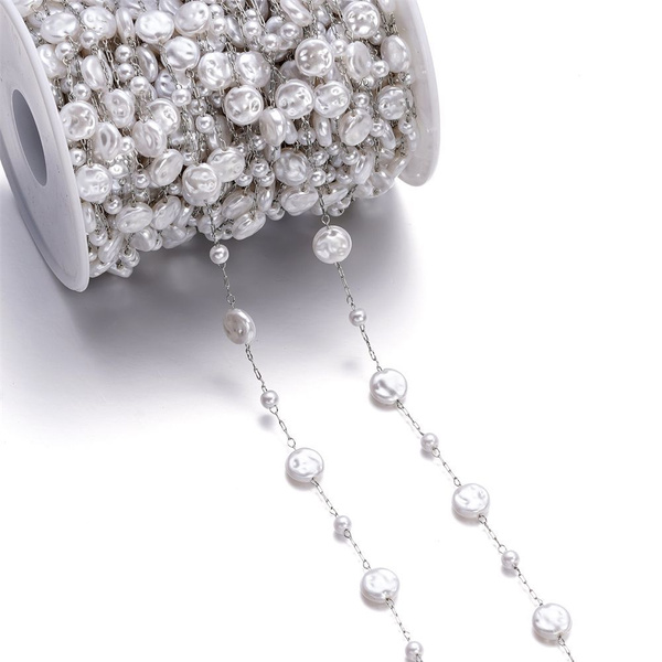 Цепочка для рукоделия 1 метра, декоративная из нержавеющей Имитация ...