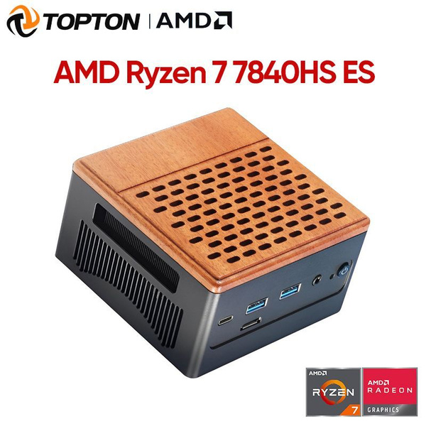 Характеристики TOPTON Мини-ПК D13 (AMD Ryzen 7 7840HS, RAM 16 ГБ, SSD 512 ГБ, AMD Radeon 780M ...