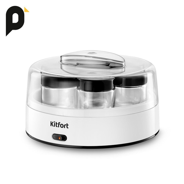 Йогуртница Kitfort КТ-6097, белый, черный купить на OZON по низкой цене (1635993653)