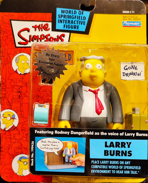 Фигурка Playmates The Simpsons Series 11 - Larry Burns купить на OZON ...