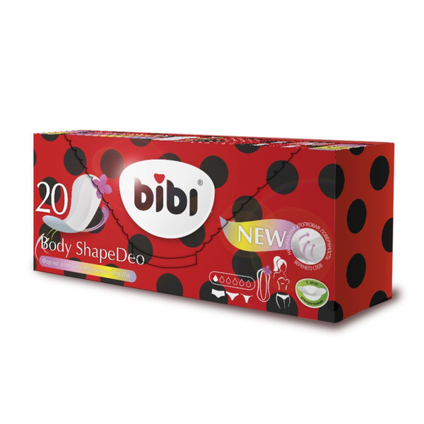 Прокладки женские ежедневные BiBi Body Shape Deo, 20 шт. купить на OZON ...