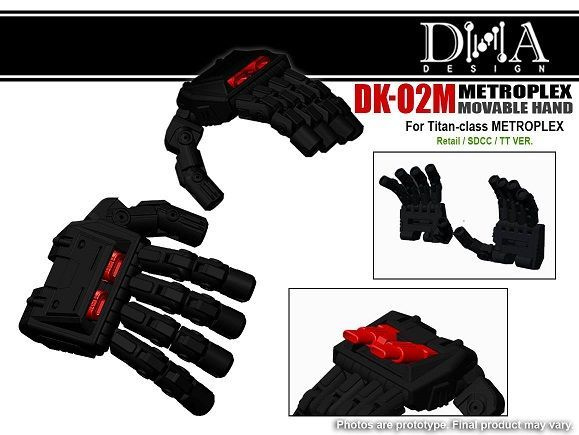 Трансформеры игрушки DNA Design DK-02M Movable Hands Upgrade Kit for ...
