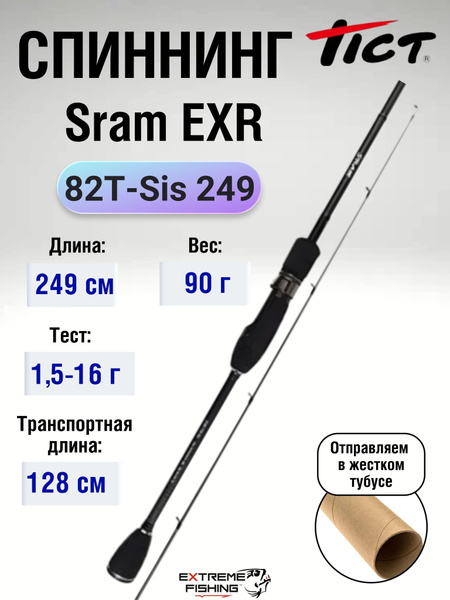 Спиннинг Tict Sram, от 1.5 гр купить c доставкой на OZON по низкой цене (1777298320)