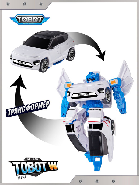 Робот-трансформер Tobot , ТОБОТ МИНИ W NEW, Young Toys, 301178 купить ...