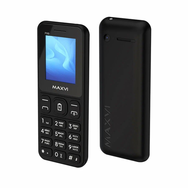 Сотовый телефон Maxvi P99 black купить на OZON по низкой цене (1789322823)