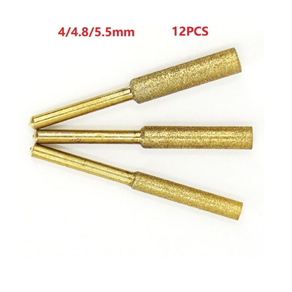 OZ-WIDR-12 шт. алмазных цепных пильных фрез 4/4,8/5,5 мм шлифовальная машина цепная пила сверло ...