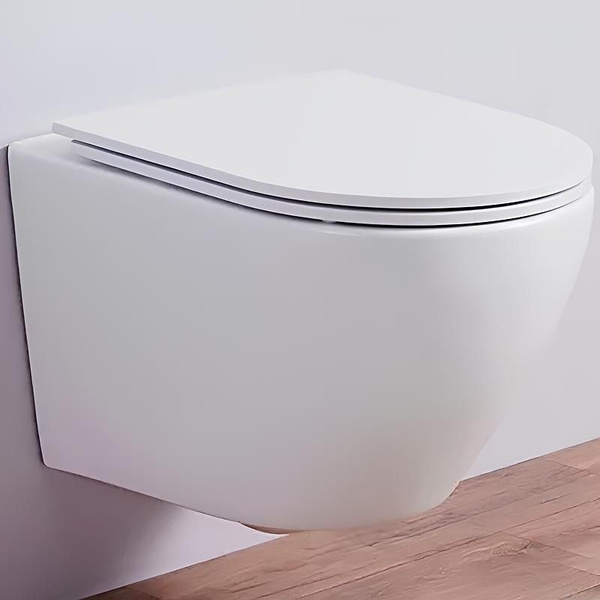 Унитаз CeramaLux 5177 подвесной с сиденьем Микролифт купить на OZON по низкой цене (1809504533)