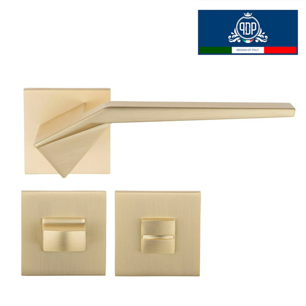 Дверная ручка межкомнатная с фиксатором PDP ORIGAMI 205.07 с WC.022.07 ...