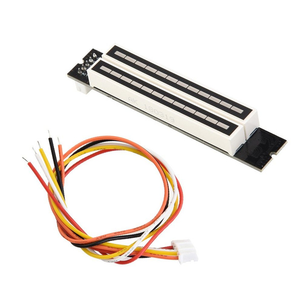 OZ-BDOT-Светодиодный индикатор уровня звука стереомузыки Spectrum VU Meter 12 В 24 В купить на ...