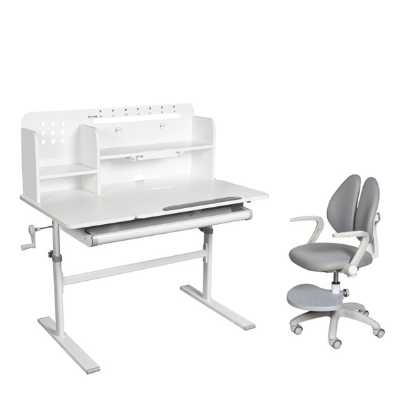 Комплект парта Volare II Grey + кресло Primo Grey купить на OZON по ...