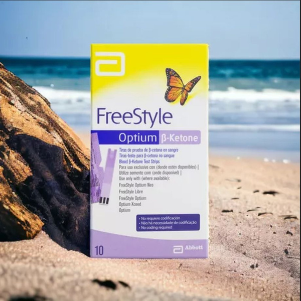 Тест-полоски на кетоновые тела FreeStyle Optium B-ketones 10 тестов в ...