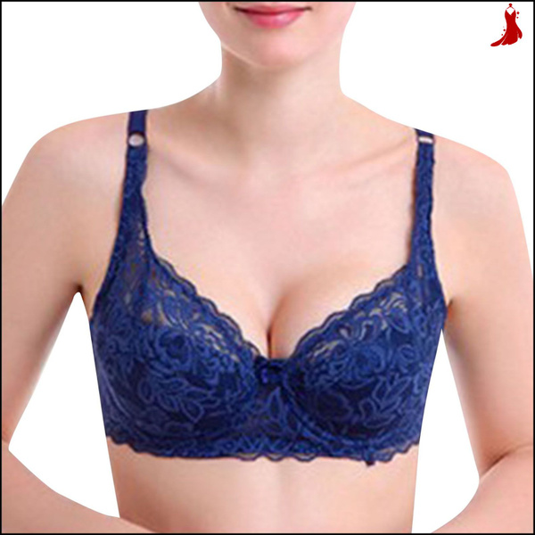 Бюстгальтер Женский Milavitsa бюстье, бралетт, размер 75C темно-голубой Хлопок, Лавсан ...