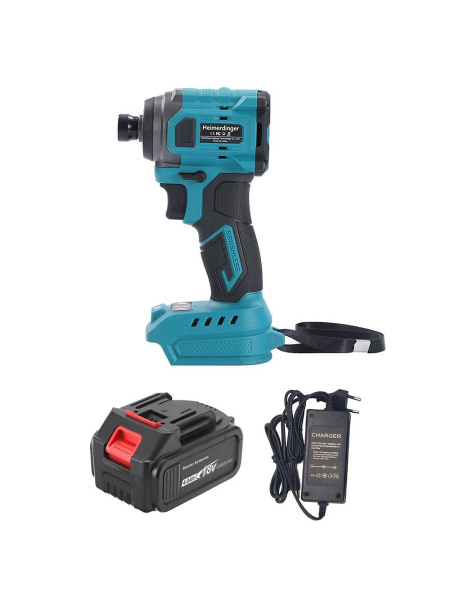 Беспроводной ударный шуруповерт Heimerdinger 18В, максимум 220N.m, 1х4 Ач Li-Ion купить на OZON ...