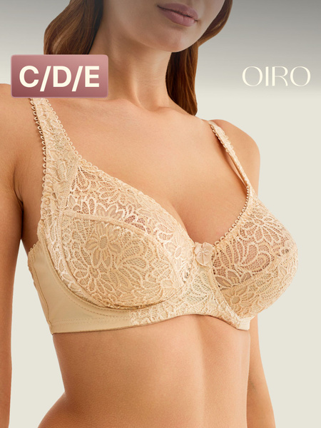 Бюстгальтер Женский OIRO мягкая чашка на каркасе, на косточках, размер 85C бронза, прозрачный ...