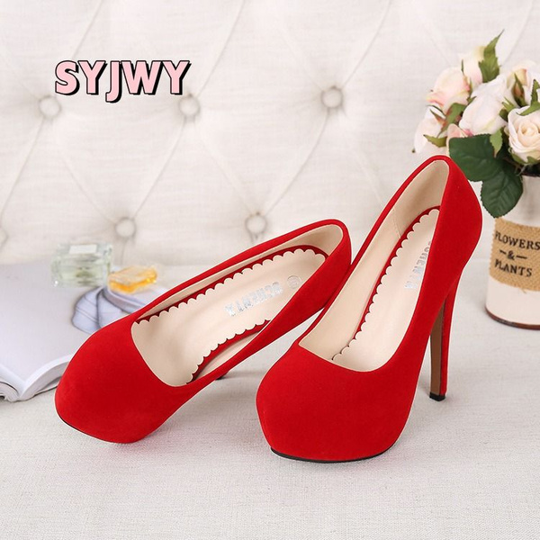 Туфли Женский SYJWY Софт, размер 37 Стандартный высокий (выше 9 см) Пряжка Шнуровка купить c ...