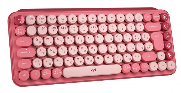 Logitech G Клавиатура беспроводная POP KEYS, (Cherry MX Brown), Русская ...