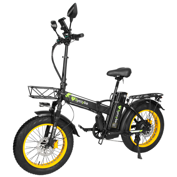 Электровелосипед Syccyba F10 48V15Ah (H1) YELLOW купить на OZON по низкой цене (1845858880)