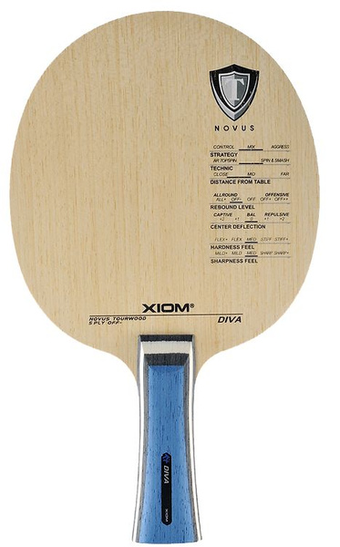 Основание для ракетки настольного тенниса XIOM Diva, ручка ST купить на OZON по низкой цене ...