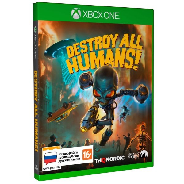 Игра Destroy All Humans! (Xbox One, Xbox Series, Русские субтитры ...
