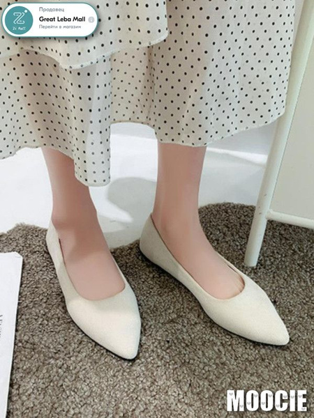 Балетки Женский MOOCIE, размер 41 с острым носом Закрытый нос, Заострённый нос купить c ...