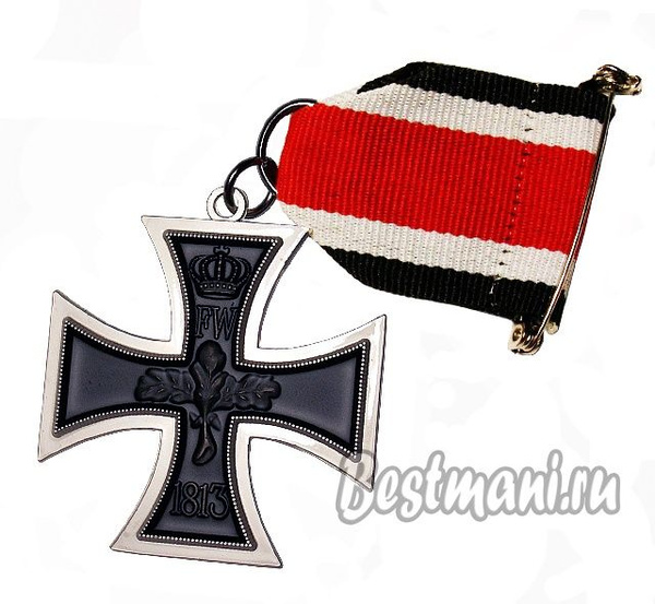 Железный крест 2 класса 1870 года Пруссия на ленте с застежкой купить на OZON по низкой цене ...
