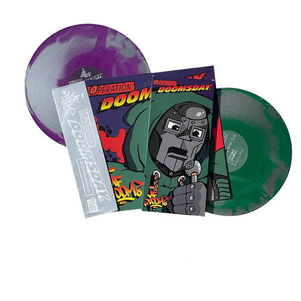 MF Doom - Operation: Doomsday (5000шт в мире Green and Purple Swirl 25th Anniversary, OBI USA ...