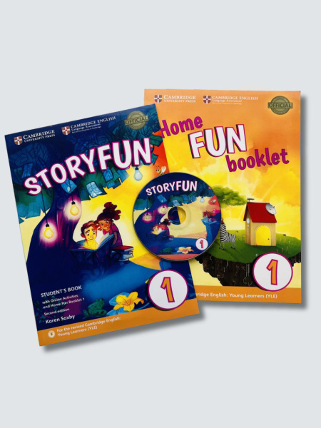 StoryFun 1 полный комплект: Student's Book + Home Fun Booklet + диск ...