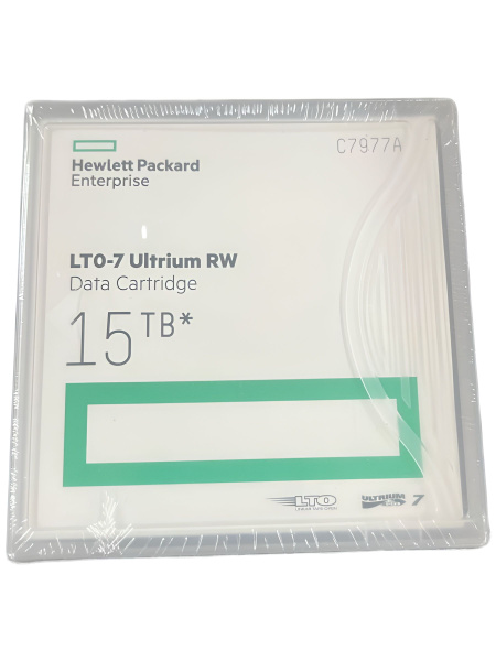 Ленточный картридж HPE LTO-7 15TB Ultrium RW C7977AL HDD 14 ТБ ...