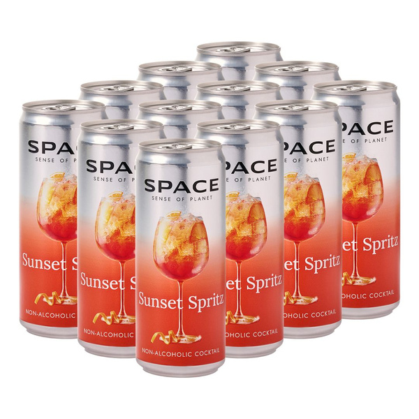 Безалкогольный коктейль Space Sunset Spritz 330мл, 12 шт купить на OZON ...