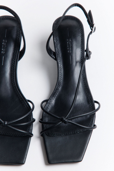 Босоножки Женский Befree Толстый каблук Искусственная кожа, размер 37 R (средняя) На любой сезон ...