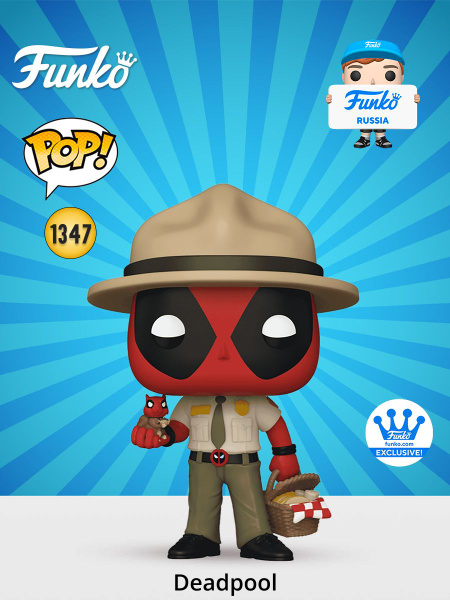 Фигурка Funko POP! Bobble Marvel Deadpool Park Ranger Deadpool (Exc ...