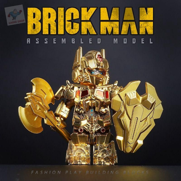 минифигурки Transformers, Оптимус Прайм/Optimus Prime,золотистый,командир совместим с легo ...