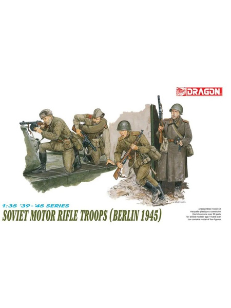 Dragon 1/35 6019 WWII Soviet Motor Rifle Troops (Berlin 1945) (4 ...
