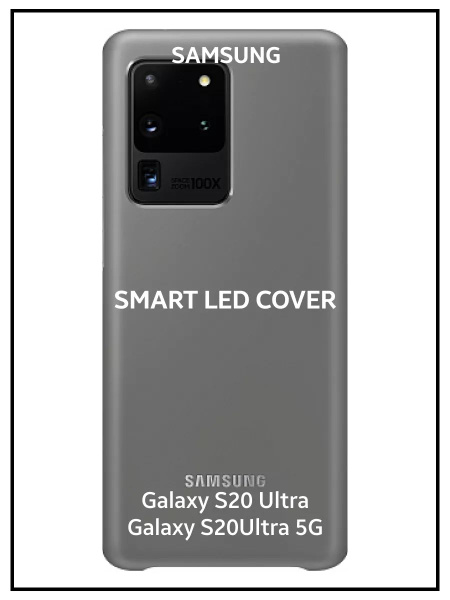 Чехол Smart LED Cover для Samsung S20 Ultra купить на OZON по низкой ...