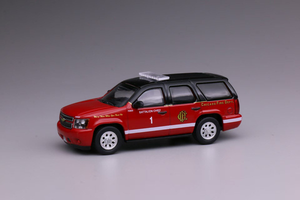 Машинка 596 MODEL 1:64 Chevrolet Chicago Fire Department red Die-cast ...