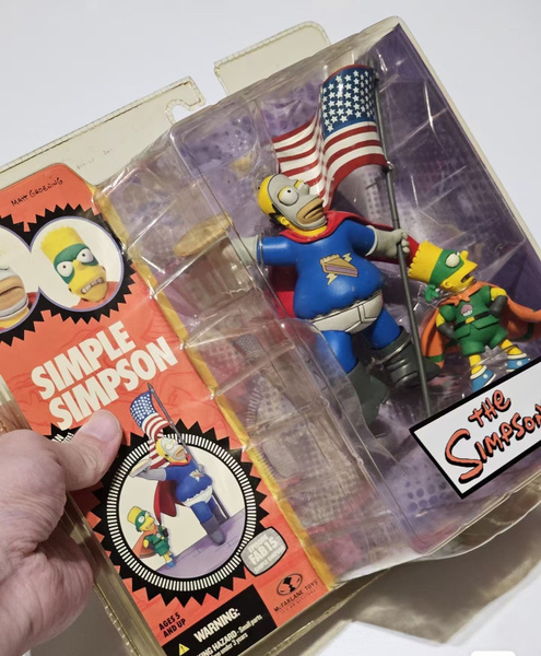 игрушки McFarlane Out-of-print national flag Simpson American 7-inch ...